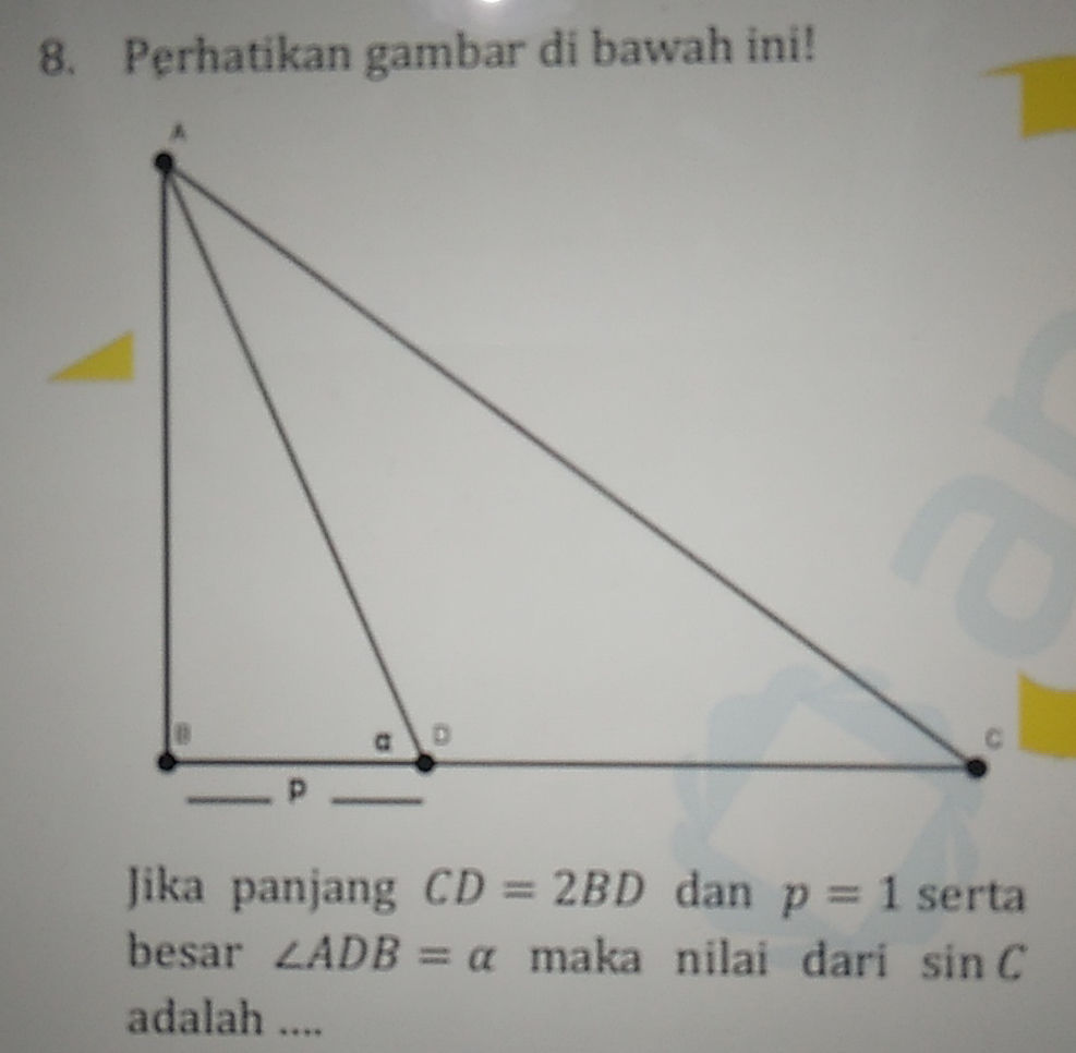 Perhatikan gambar di bawah ini! Jika | StudyX