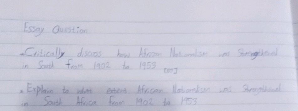 Essay Question Critically discuss how | StudyX