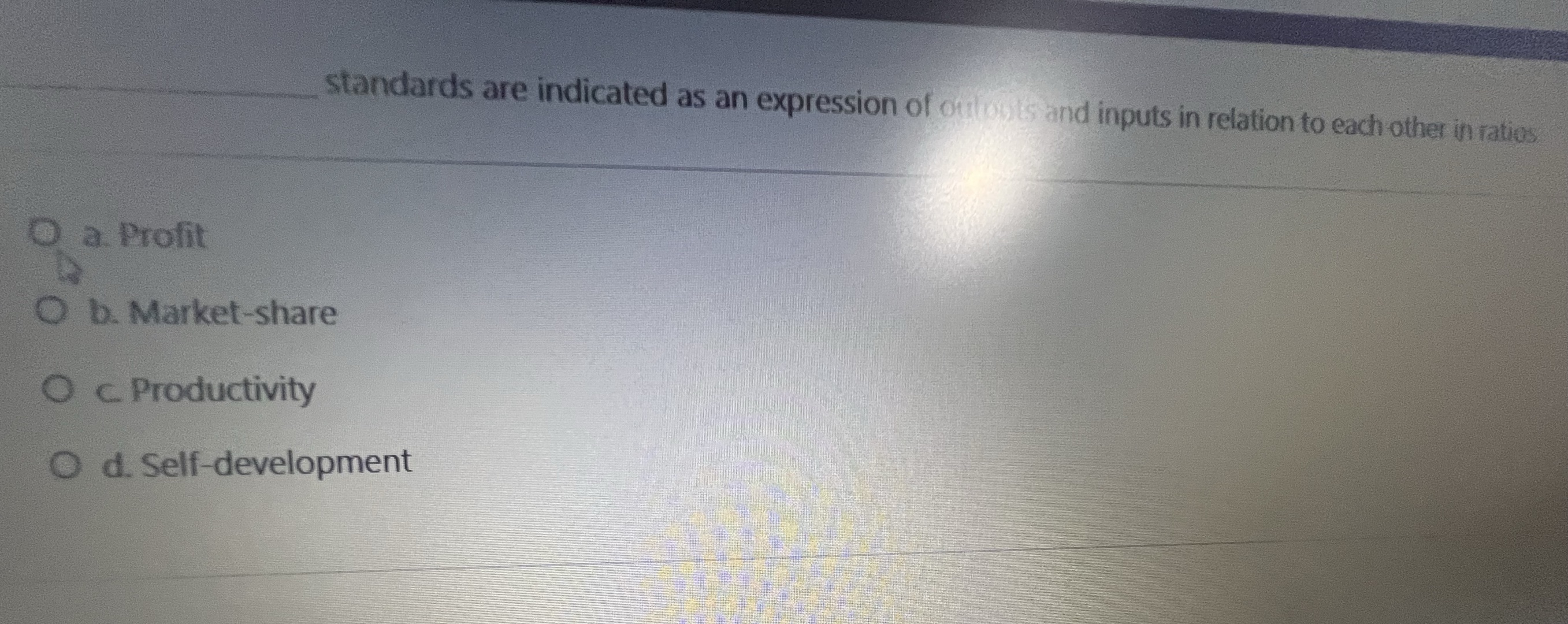standards are indicated as an expression of | StudyX