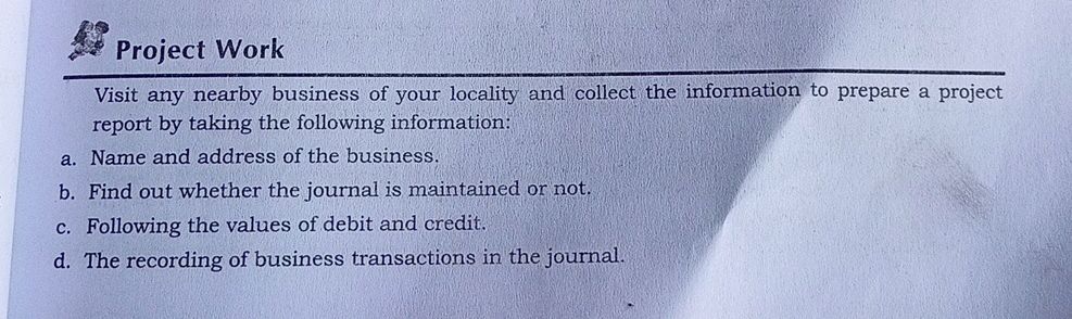 Visit any nearby business of your locality | StudyX