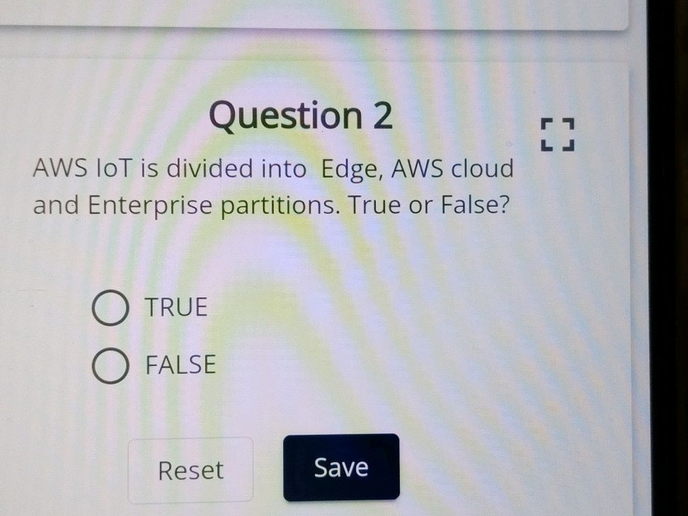 AWS IoT is divided into Edge, AWS cloud and | StudyX