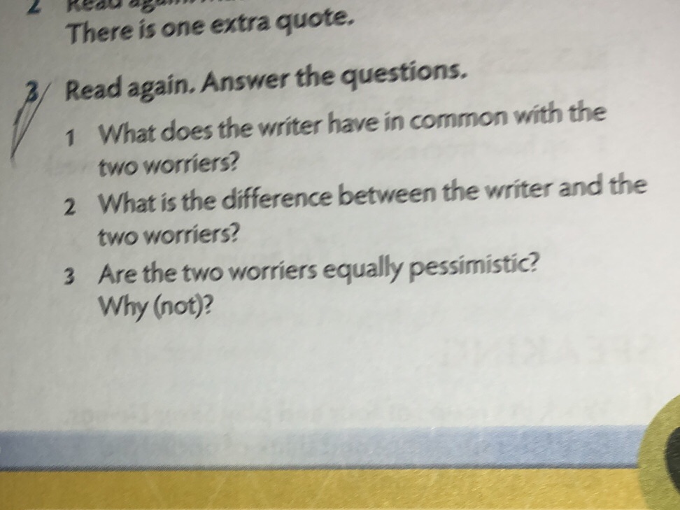 1 What does the writer have in common with | StudyX