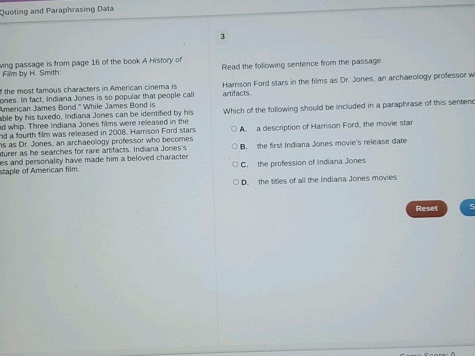 Read the following sentence from the | StudyX