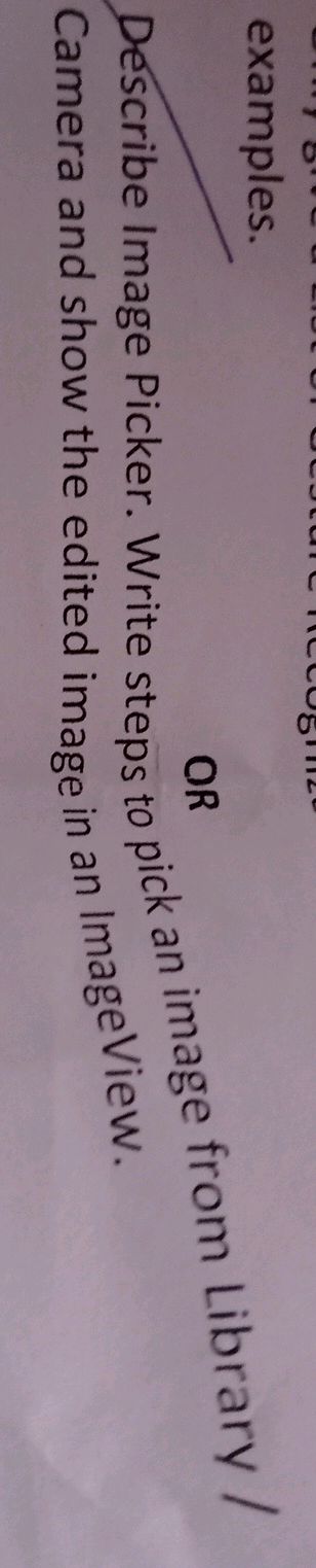 Describe Image Picker. Write steps to pick | StudyX