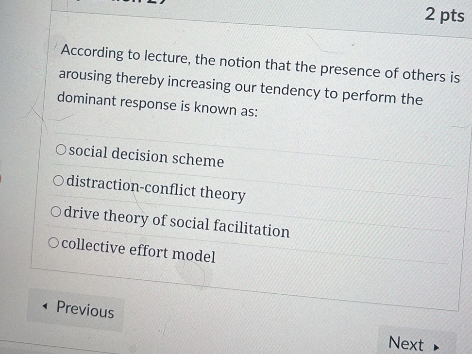 According to lecture, the notion that the | StudyX