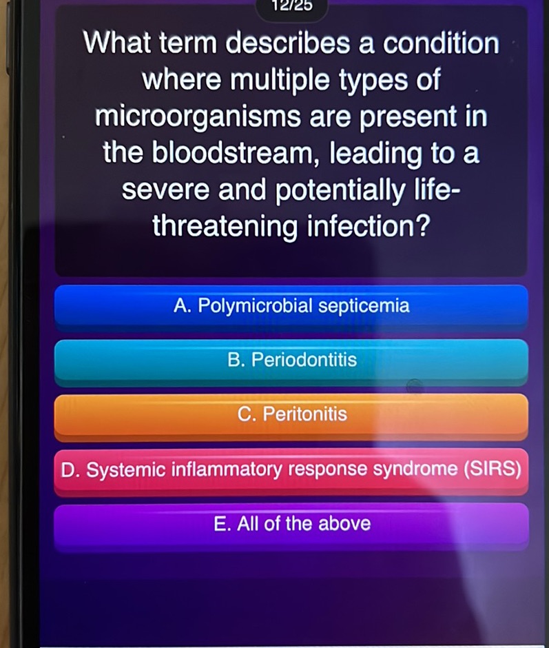 What term describes a condition where | StudyX