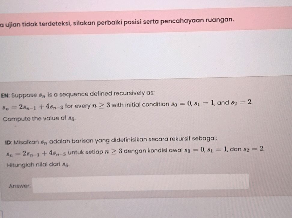 EN: Suppose $s_n$ is a sequence defined | StudyX