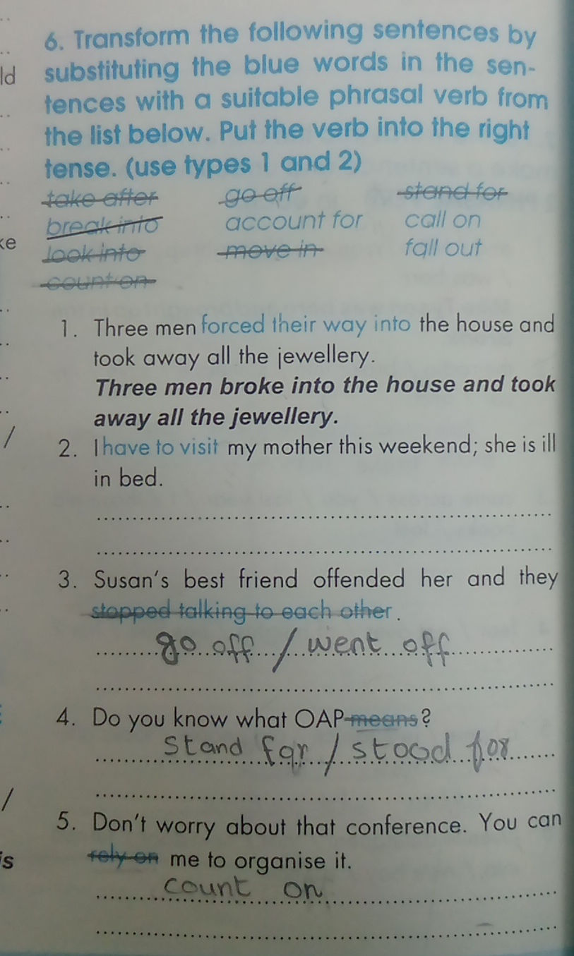 6. Transform the following sentences by | StudyX