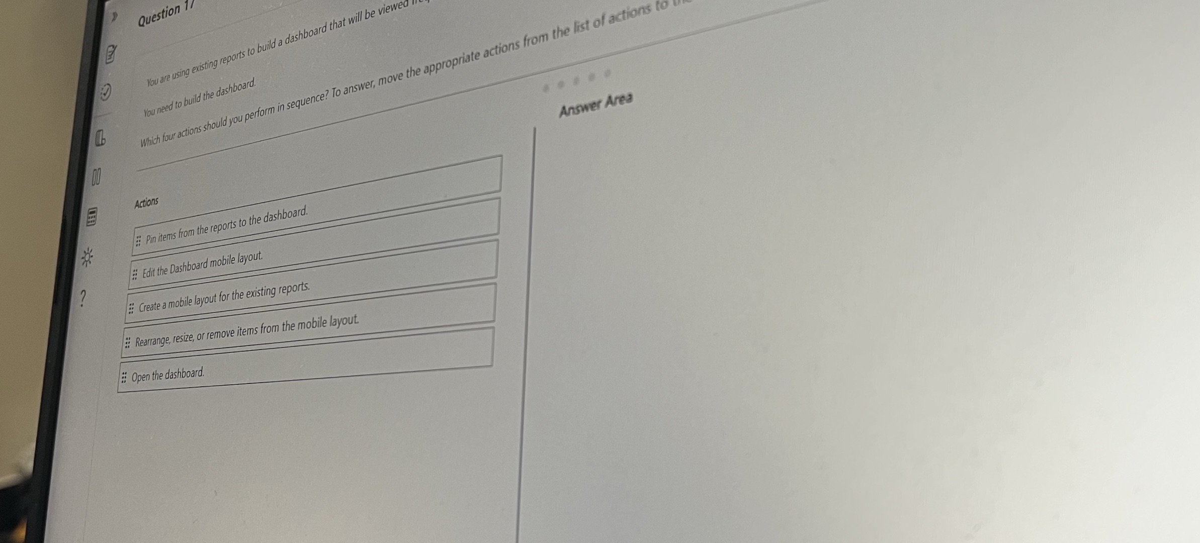 You are using existing reports to build a | StudyX
