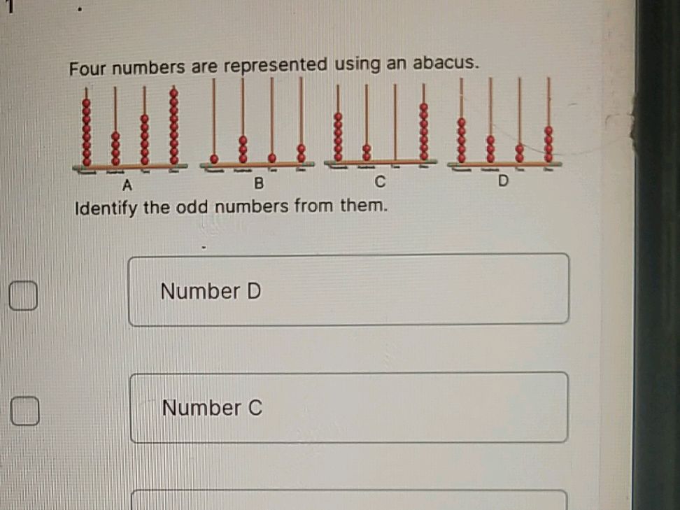 Four numbers are represented using an | StudyX