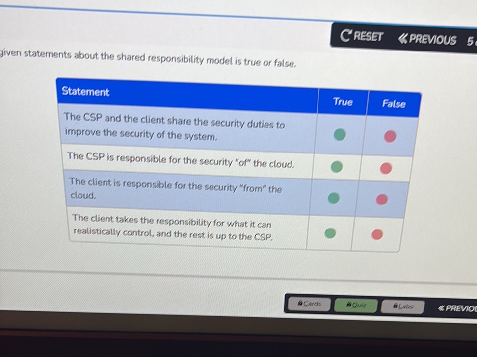 Given statements about the shared | StudyX