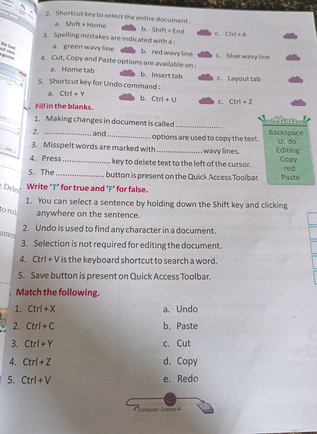 2. Shortcut key to select the entire | StudyX