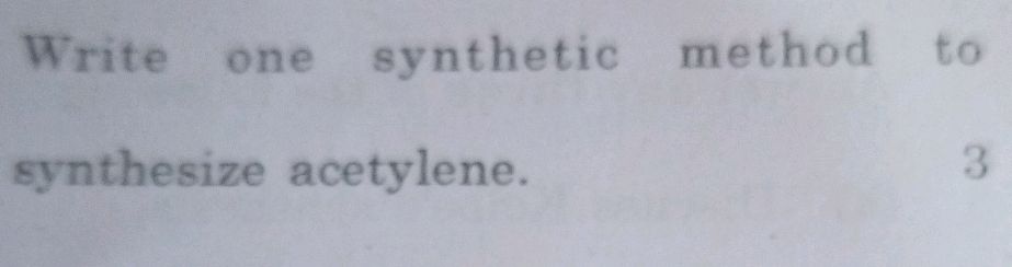 Write one synthetic method to synthesize | StudyX