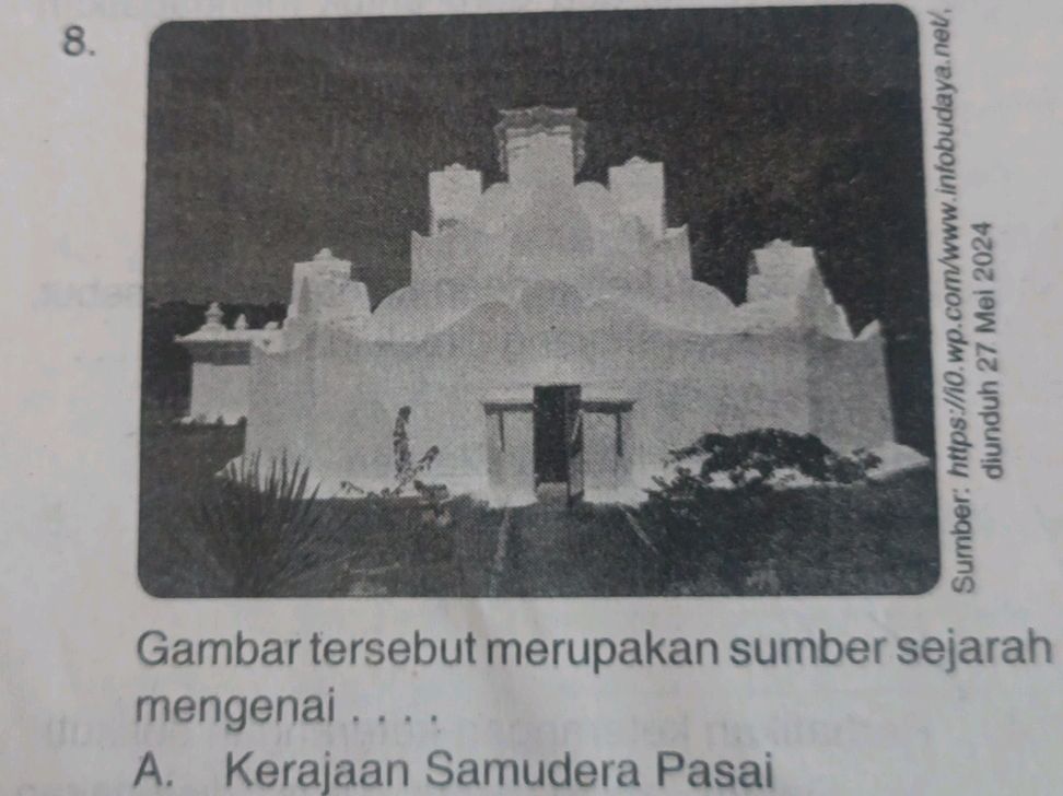 Gambar tersebut merupakan sumber sejarah | StudyX