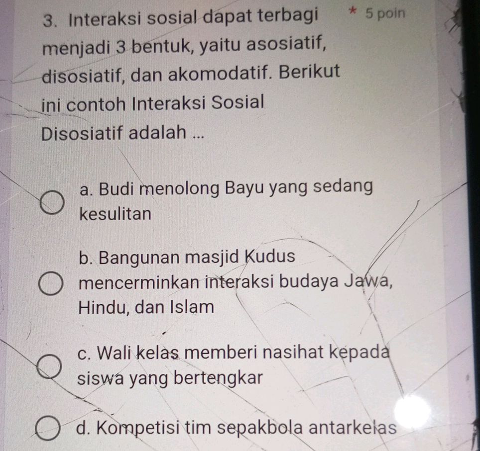3. Interaksi sosial dapat terbagi menjadi 3 | StudyX
