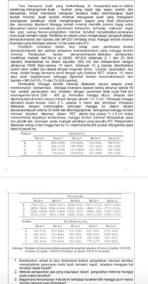 1. Berdasarkan artikel di atas disebutkan | StudyX