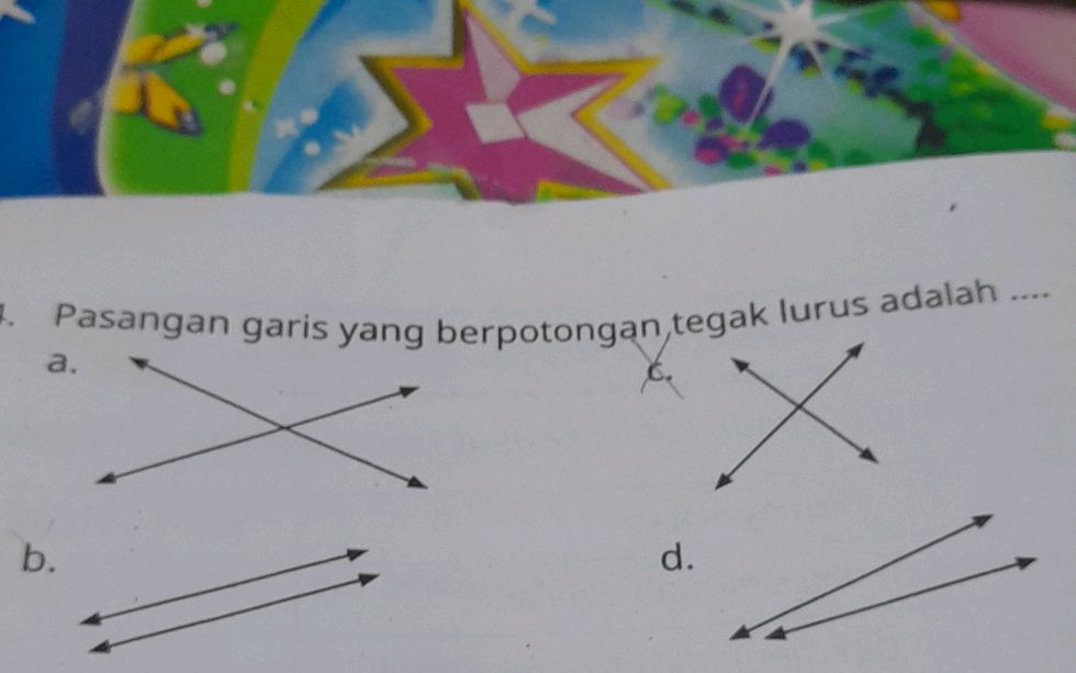 4. Pasangan garis yang berpotongan tegak | StudyX