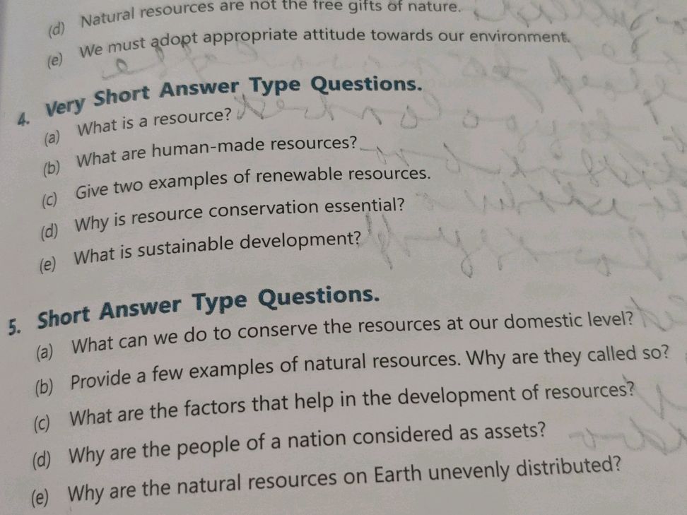 4. Very Short Answer Type Questions. (a) | StudyX