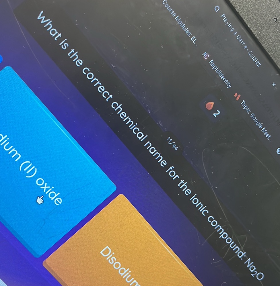 What is the correct chemical name for the | StudyX