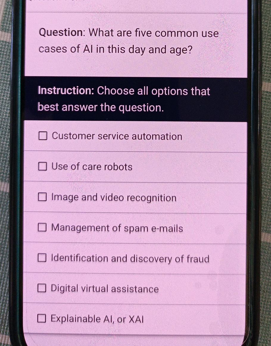 Question: What are five common use cases of | StudyX