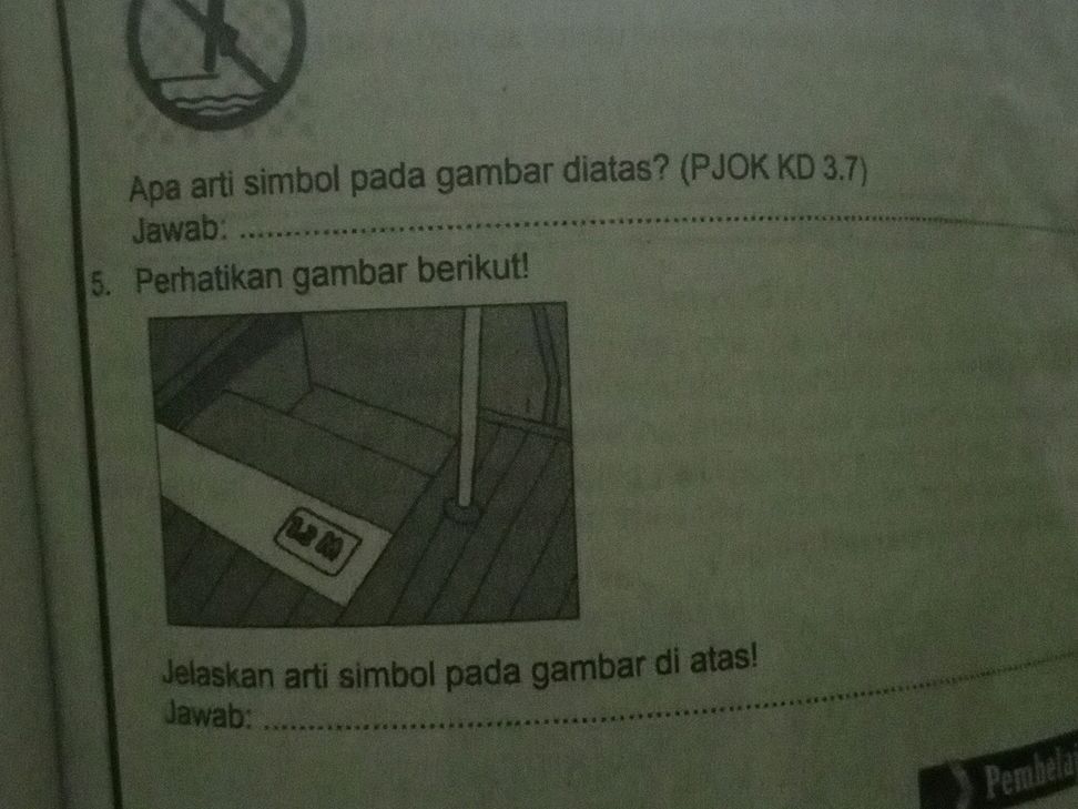 Apa arti simbol pada gambar diatas? (PJOK KD | StudyX