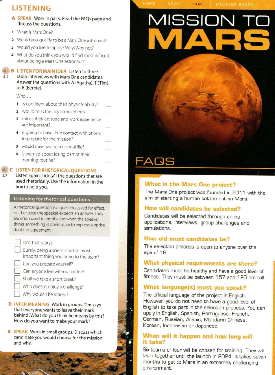 A SPEAK Work in pairs. Read the FAQs page | StudyX