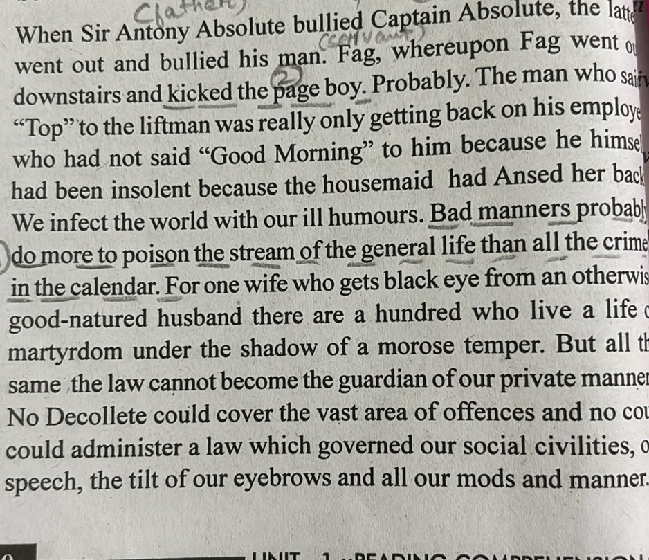 When Sir Antony Absolute bullied Captain | StudyX