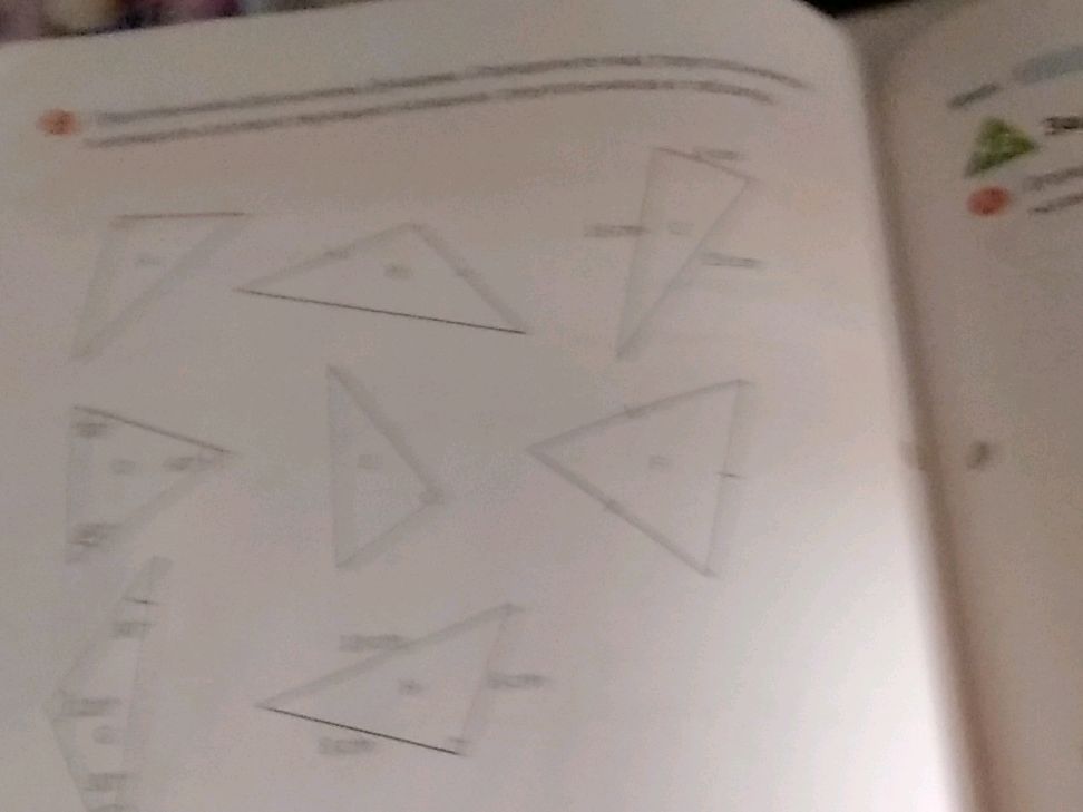 The image contains several triangles with | StudyX