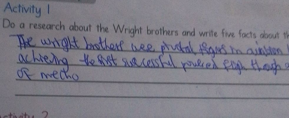 Do a research about the Wright brothers and | StudyX