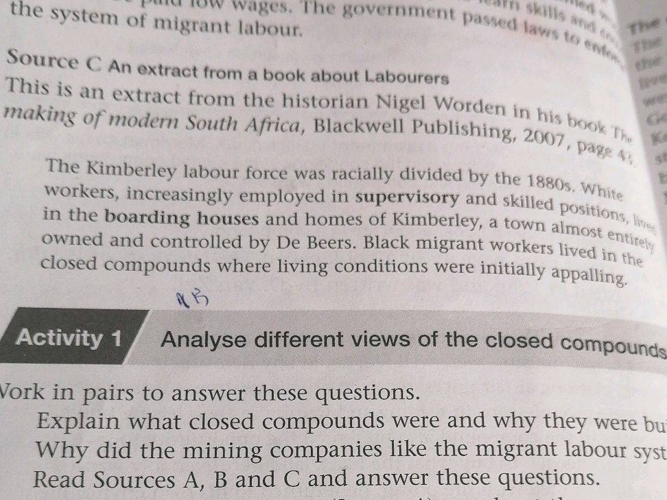 Work in pairs to answer these questions. | StudyX