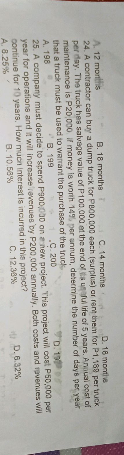 24. A contractor can buy a dump truck for | StudyX