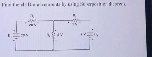Find the all-Branch currents by using | StudyX