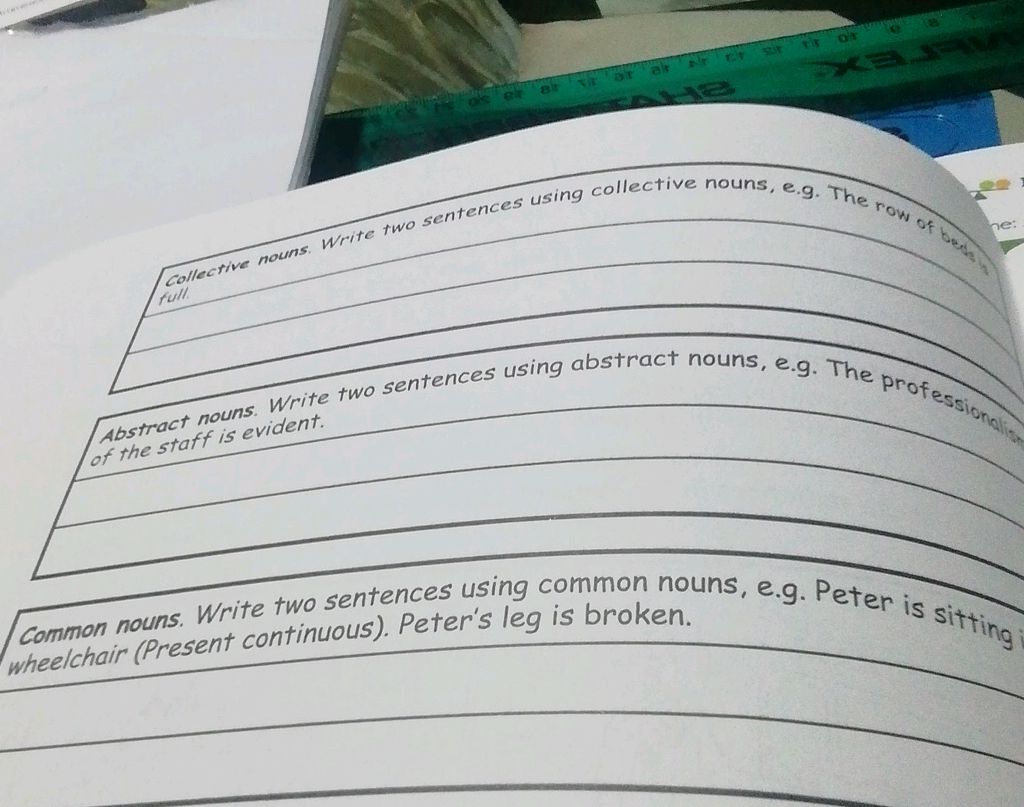 Collective nouns. Write two sentences using | StudyX