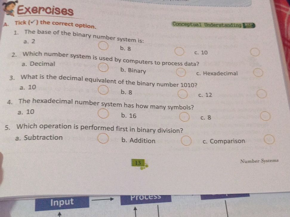 1. The base of the binary number system is: | StudyX