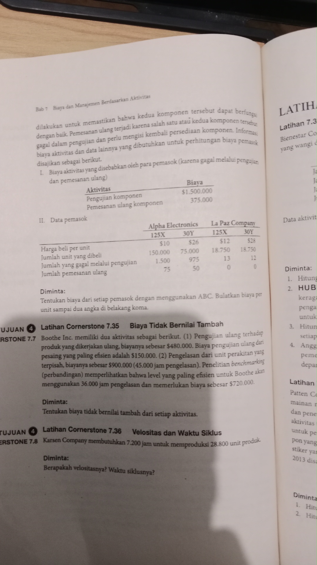 Latihan Cornerstone 7.29 Gunakan informasi | StudyX