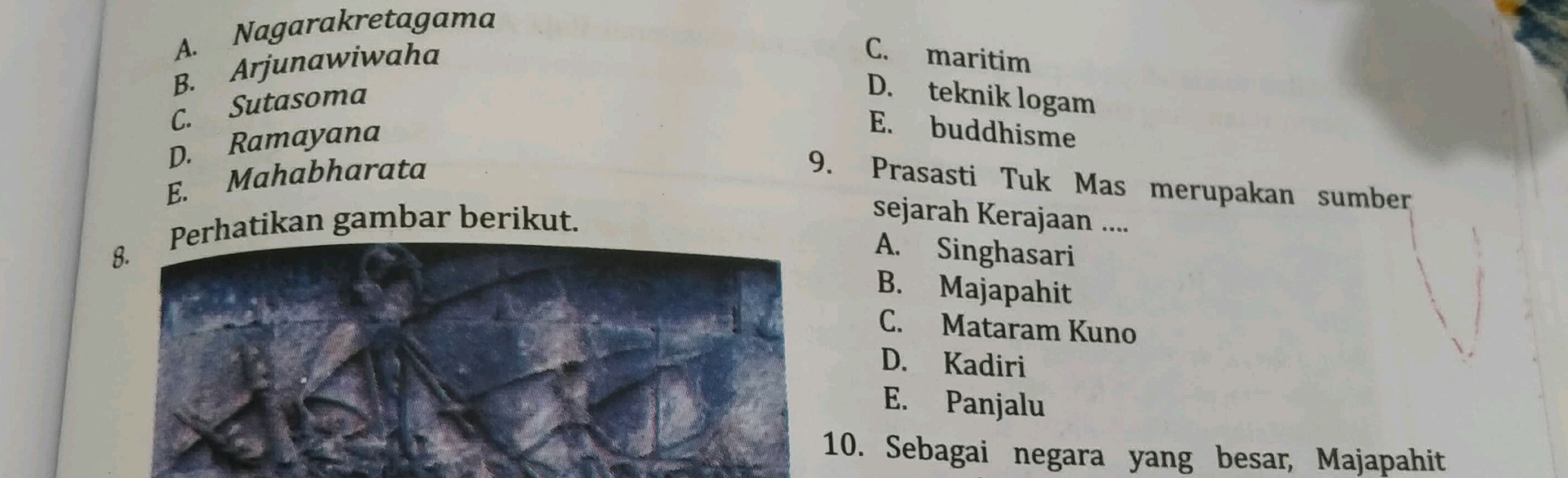 8. Perhatikan gambar berikut. A. | StudyX