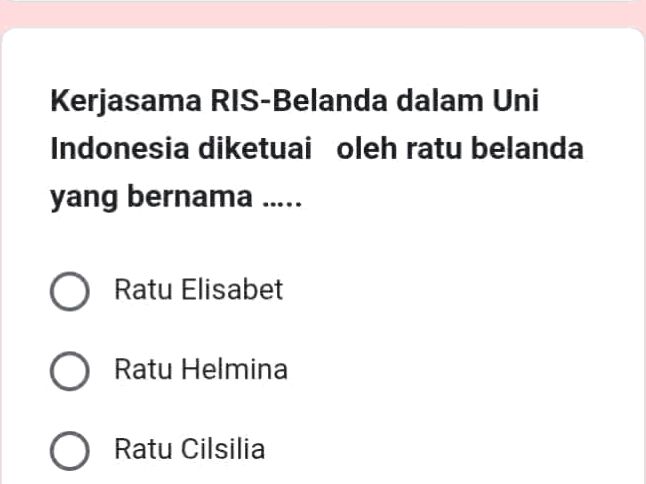 Kerjasama RIS-Belanda dalam Uni Indonesia | StudyX