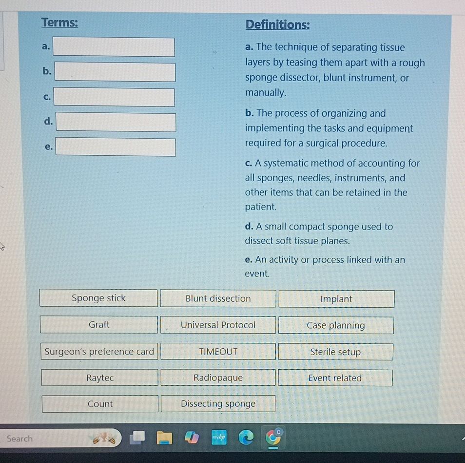 Match the terms with their definitions. a. | StudyX