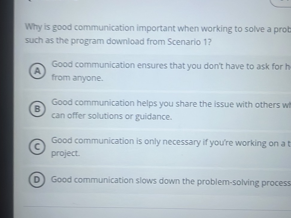 Why is good communication important when | StudyX