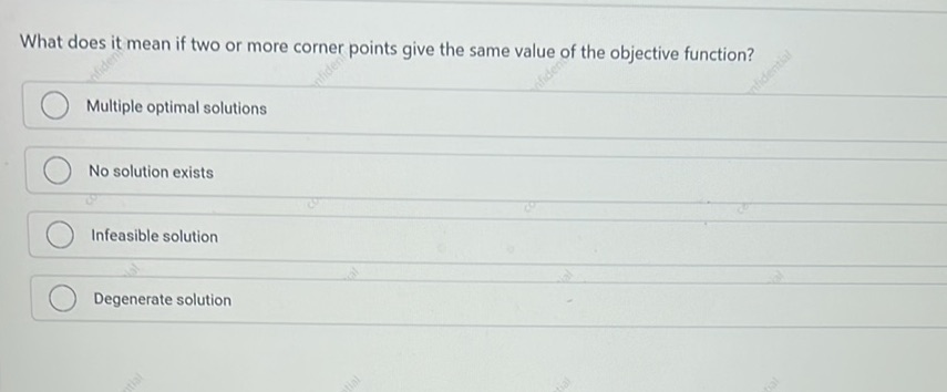 What does it mean if two or more corner | StudyX
