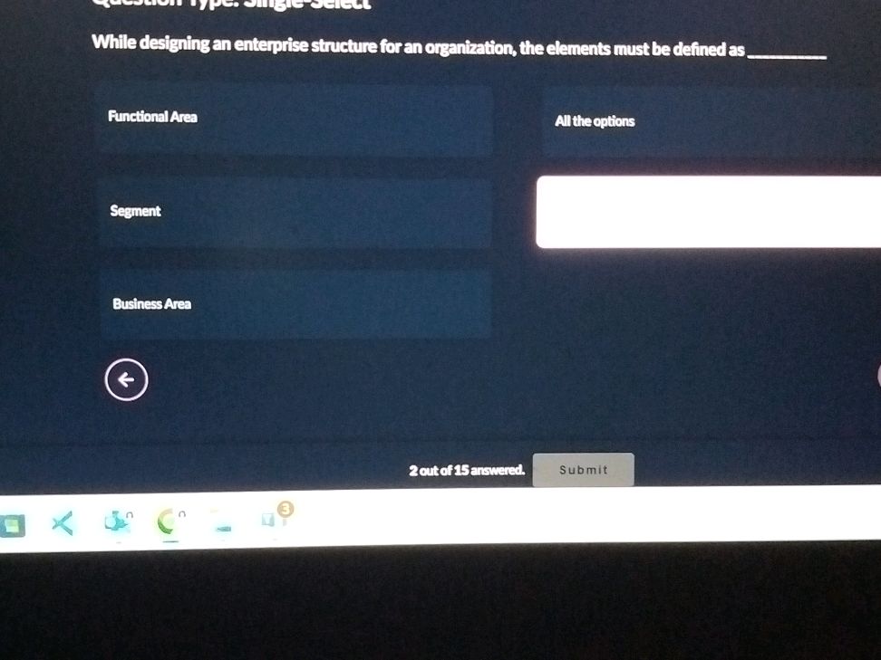 While designing an enterprise structure for | StudyX