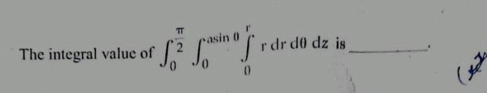 The integral value of $ _{0}^{ { }{2}} | StudyX