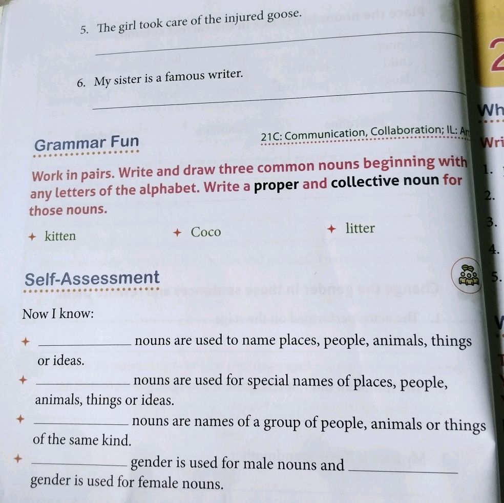 Work in pairs. Write and draw three common | StudyX