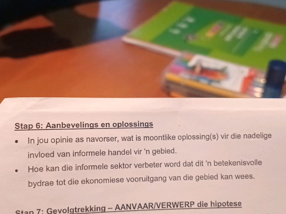 Stap 6: Aanbevelings en oplossings • In jou | StudyX