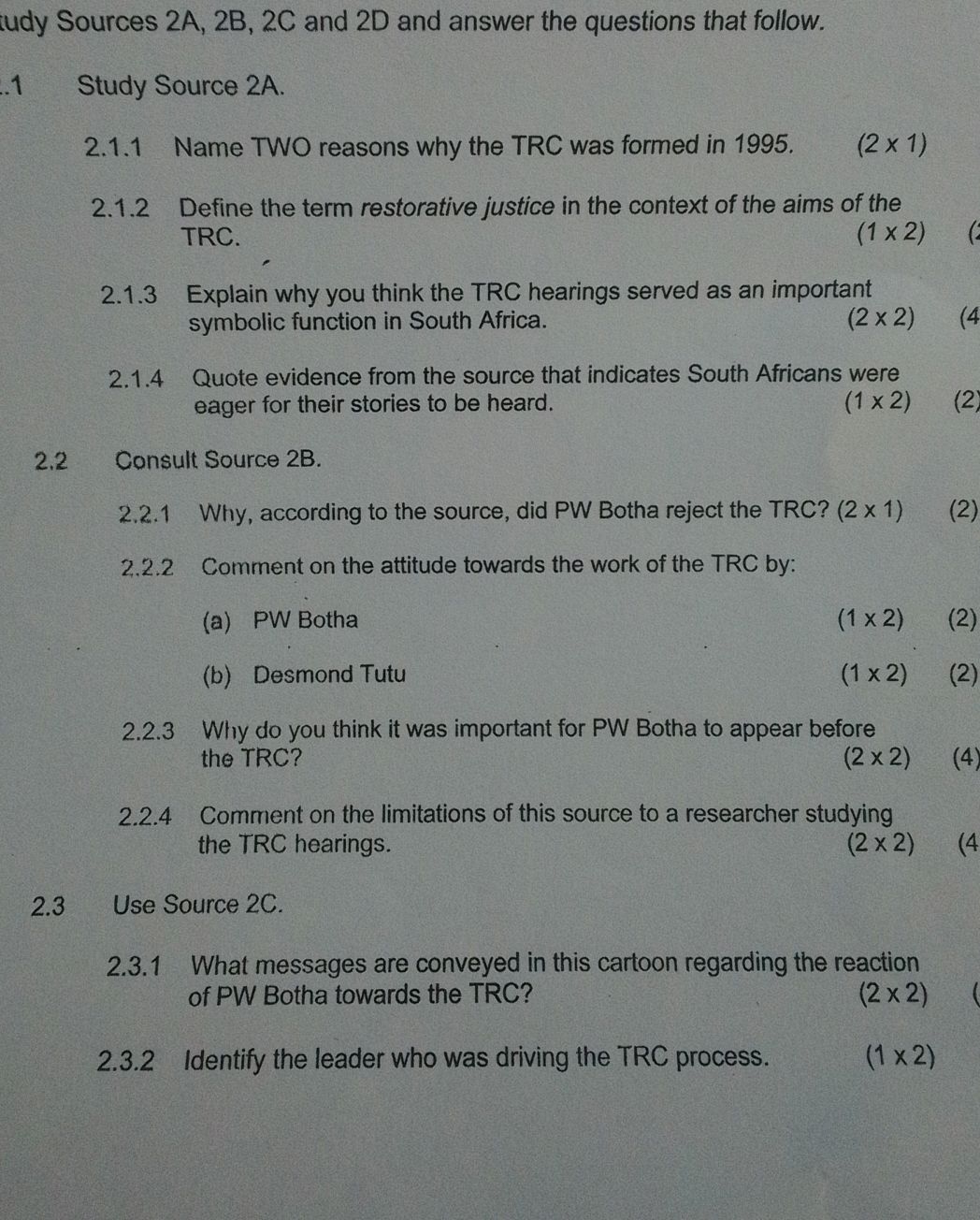 2.1 Study Source 2A. 2.1.1 Name TWO reasons | StudyX