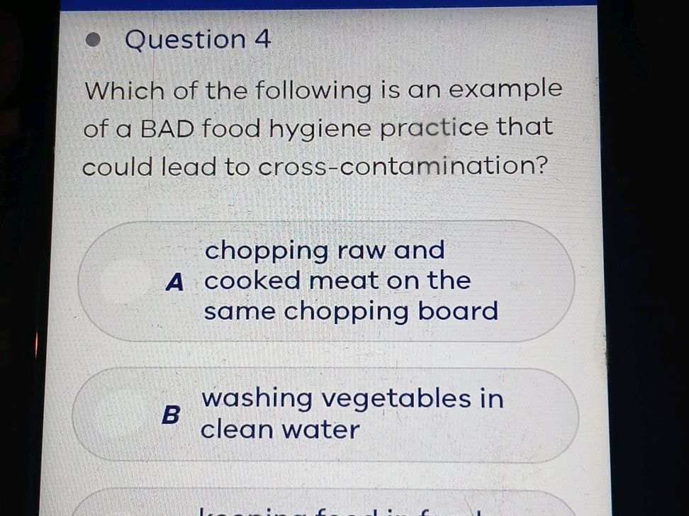 Question 4 Which of the following is an | StudyX