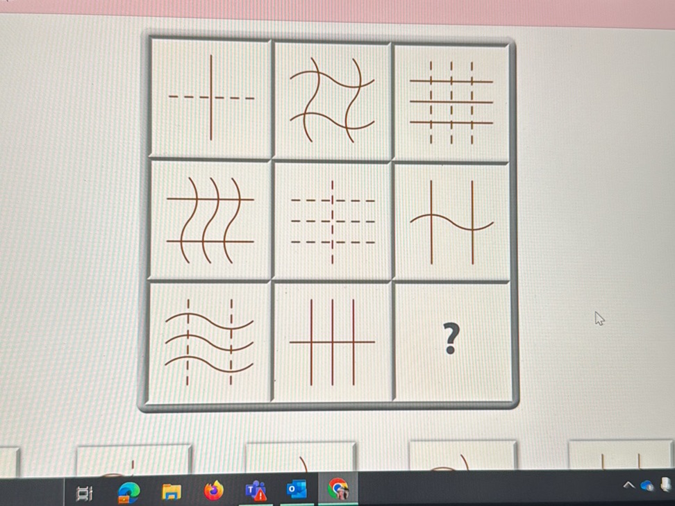 Identify the pattern and select the missing | StudyX