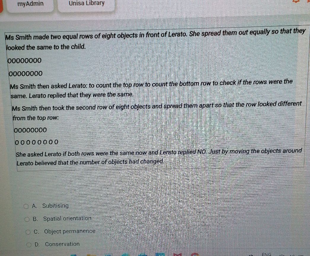 Ms Smith made two equal rows of eight | StudyX