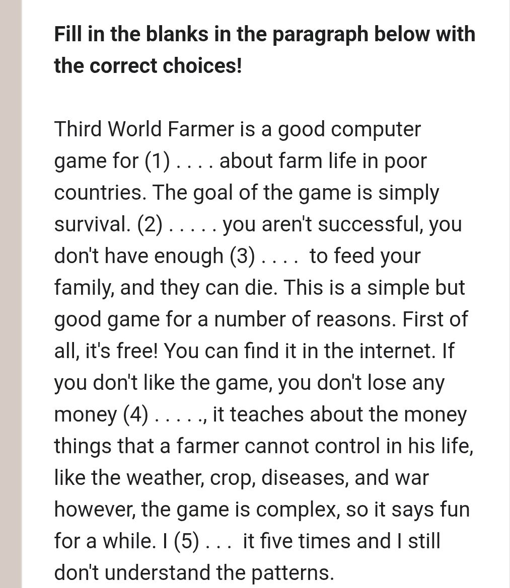 Fill in the blanks in the paragraph below | StudyX