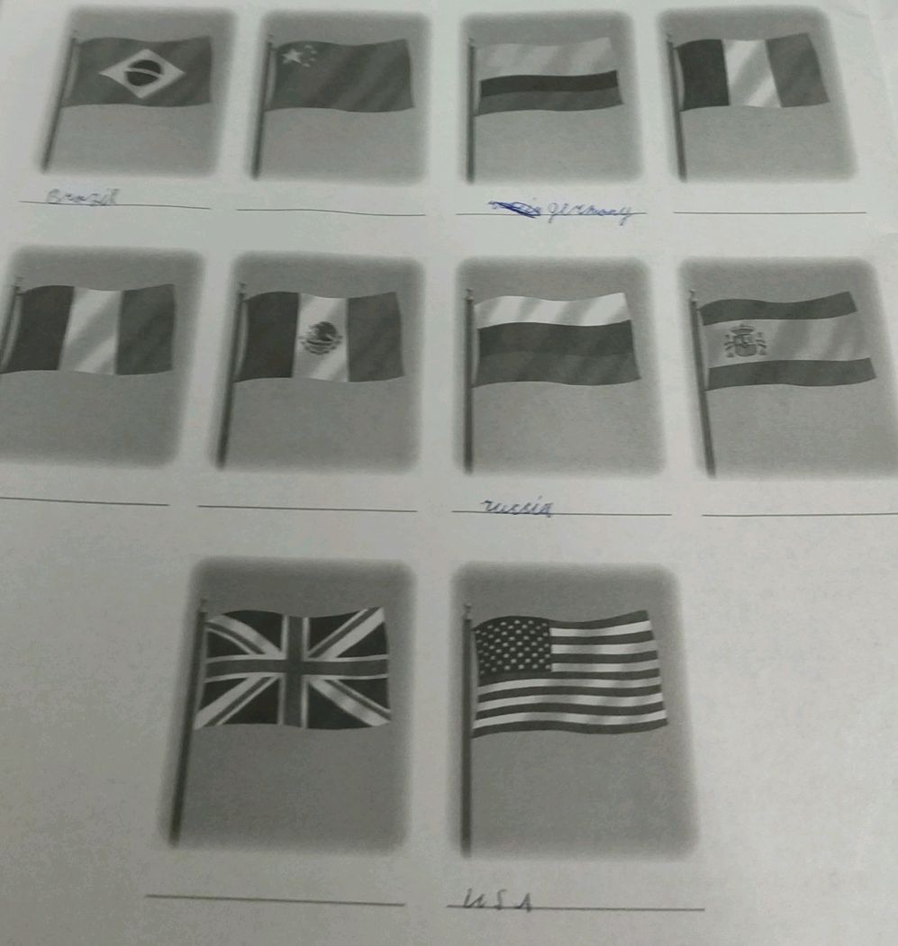 The image shows flags of different countries | StudyX